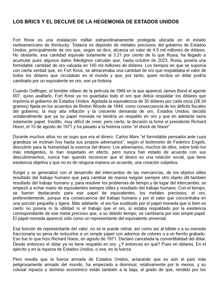 Artículo-2 | PDF | Moneda | Dólar de los Estados Unidos