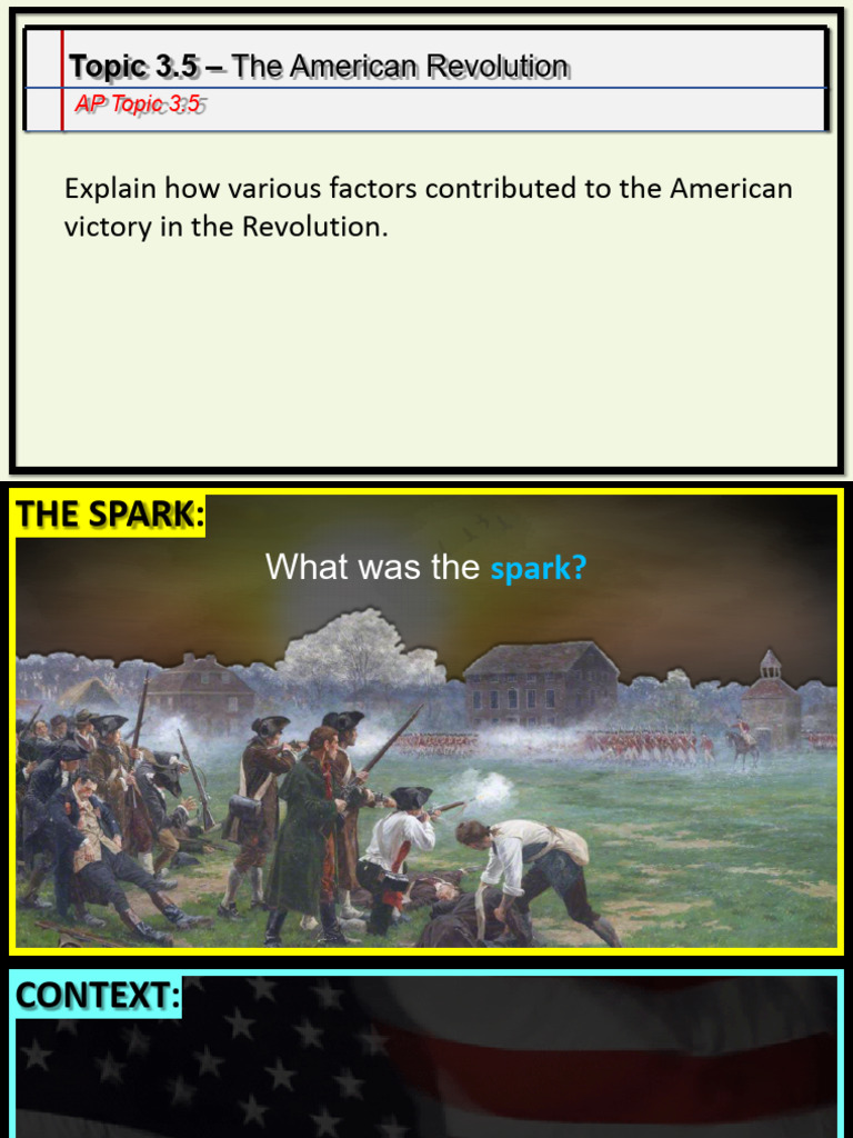 Factors Behind American Revolution Victory | PDF | Kingdom Of Great ...