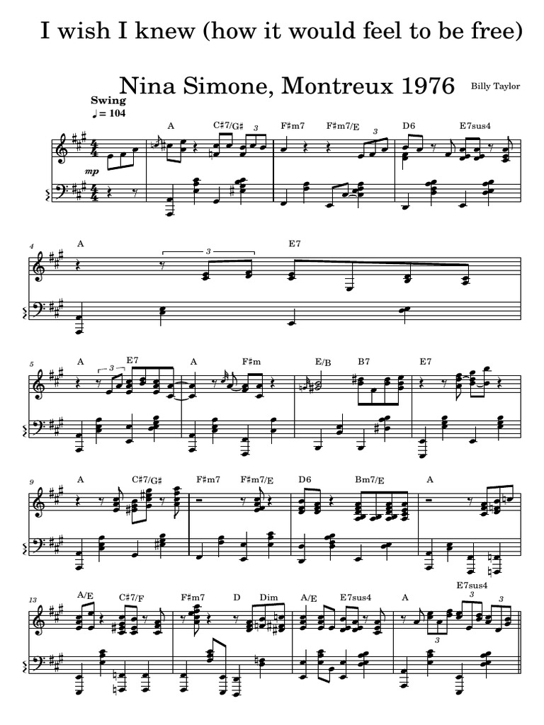Nina Simone Song PDF | PDF