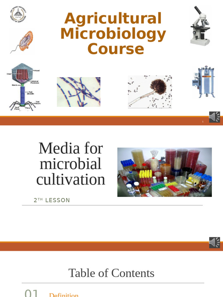 Media For Microbiology | PDF | Growth Medium | Agar