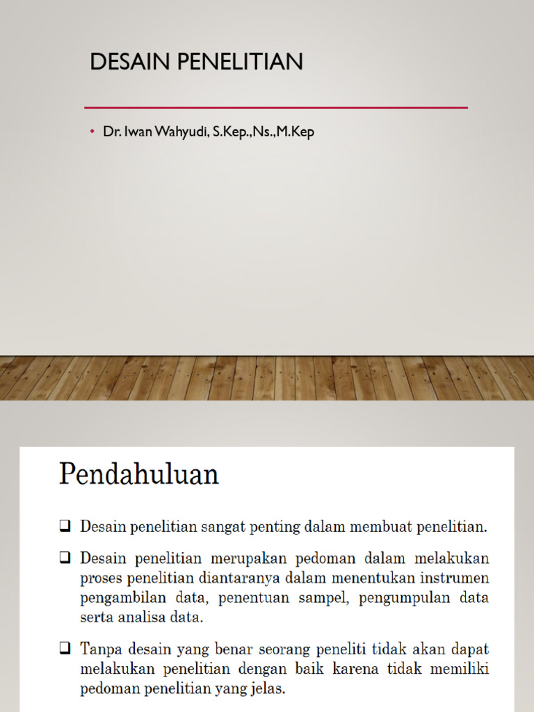 Desain Riset Penelitian | PDF | Kesehatan Holistik