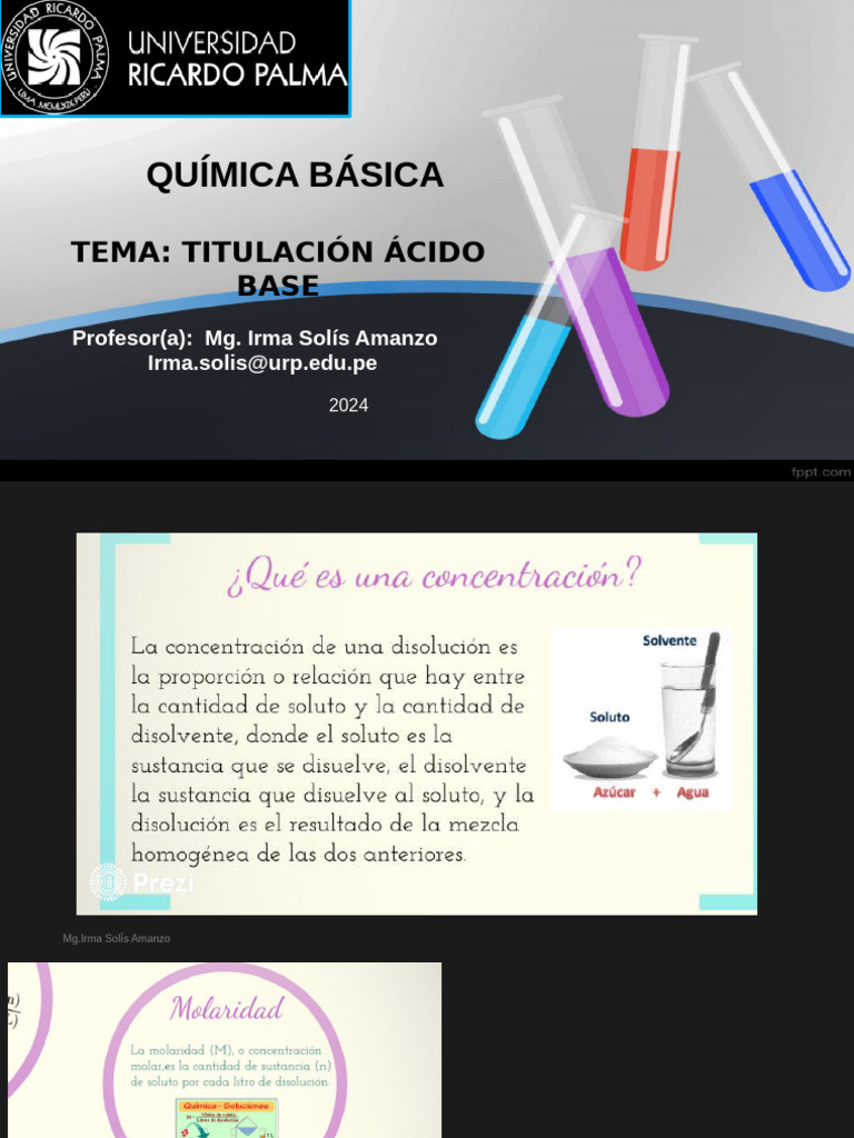 6. Titulación Ácido Base | PDF | Valoración | Química