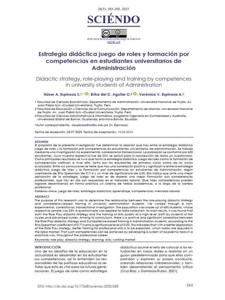 Didactic Strategy Role-Playing and Training by Com | PDF | Maestros ...