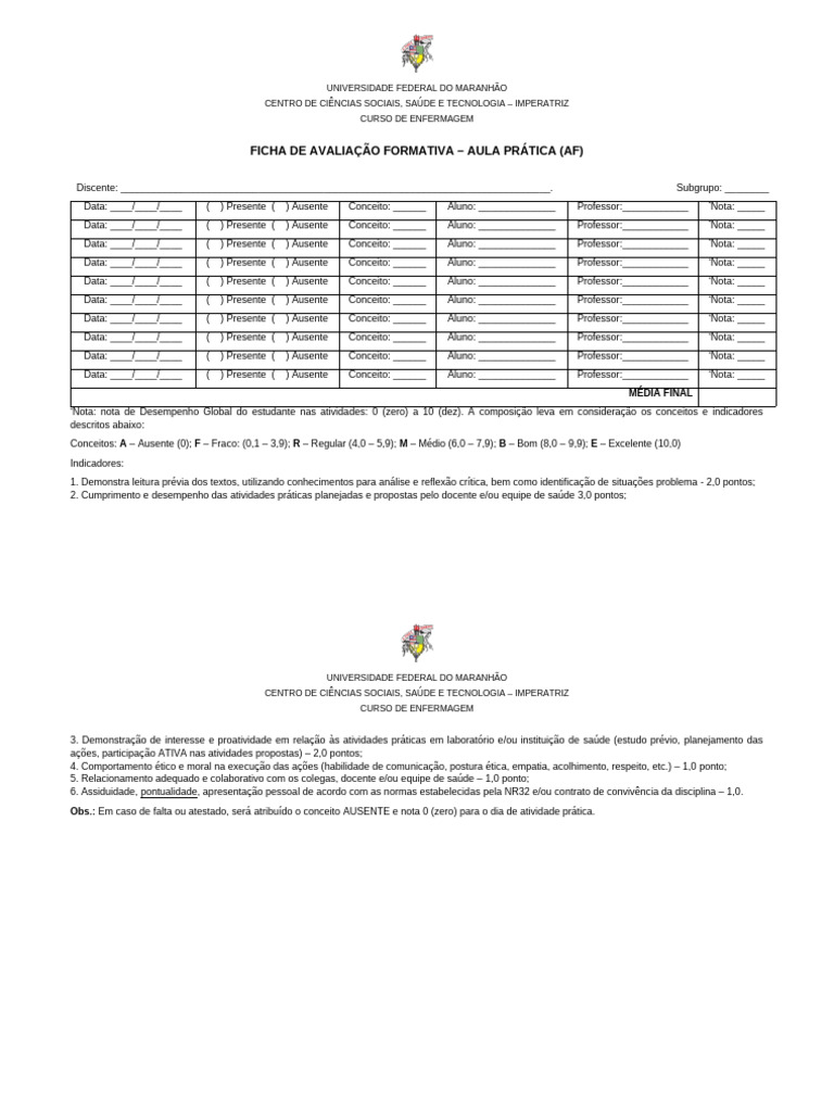 Ficha de Avaliao Formativa | PDF | Carreira e Crescimento