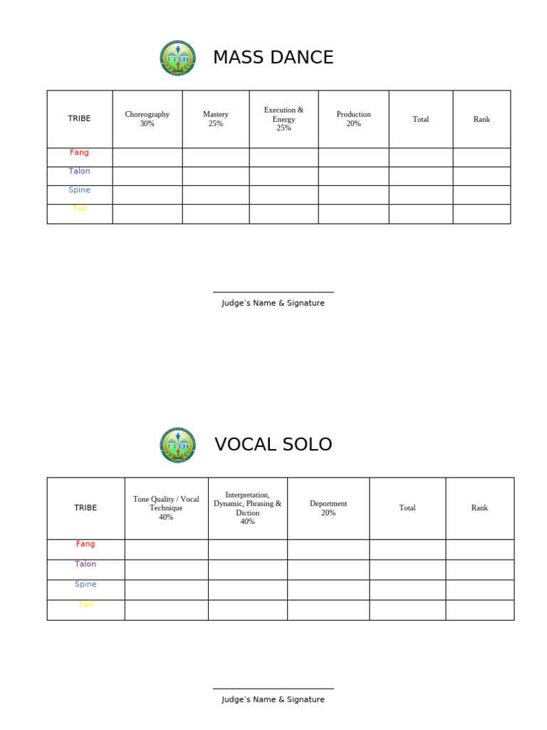Scoring Sheet Pdf Storytelling Human Communication