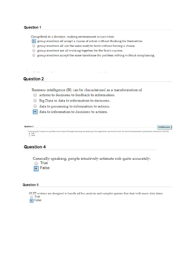 Chapter 1-3 Quiz | PDF