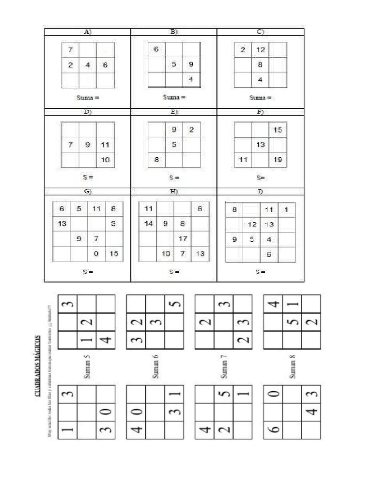 Cuadros Mágicos | PDF