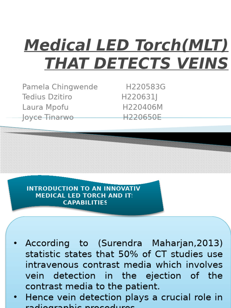 Vein Viewer Hit 200 Edited - Group 2 Diagnostic | PDF | Intravenous ...