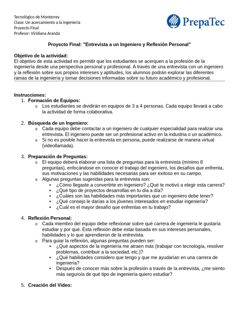 Proyecto Final-2 | PDF | Ingeniería