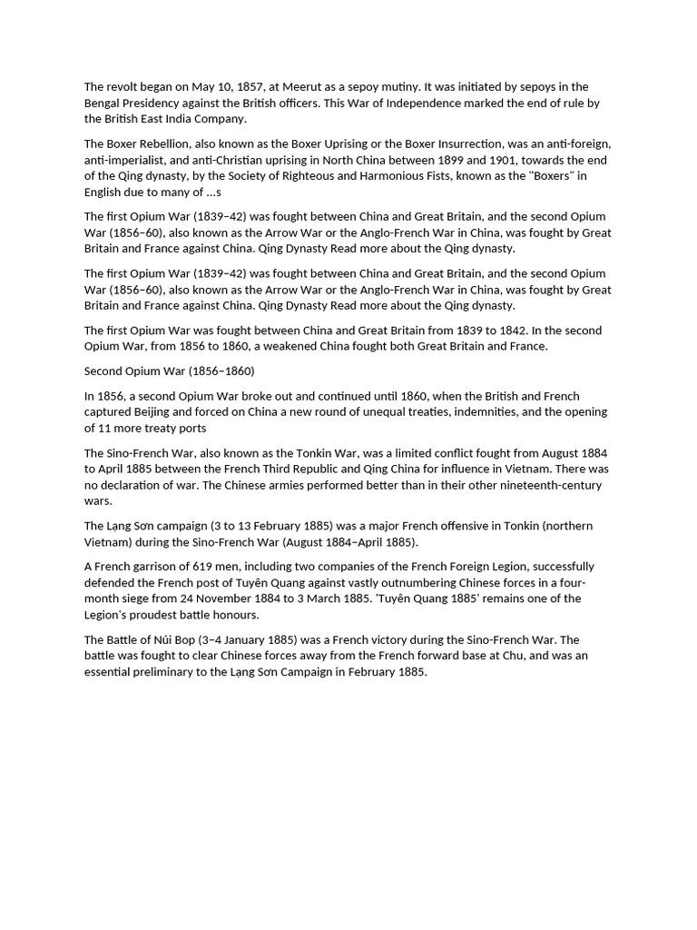 The Revolt Began On May 10 | PDF | China | World Politics