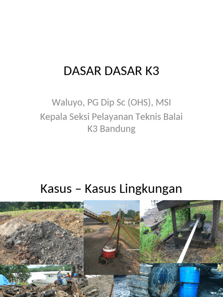 Dasar-dasar K3 dan Pencegahan Kecelakaan | PDF