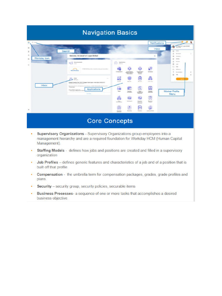 Workday HCM Notes | PDF
