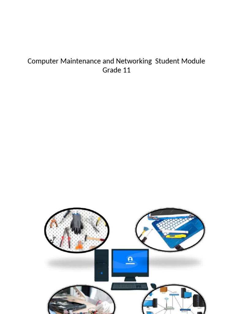 Unit 1 Module One Maintainance g11 | PDF