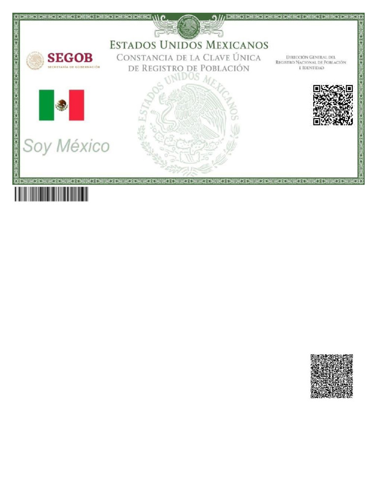 Curp Ana | PDF | Gobierno