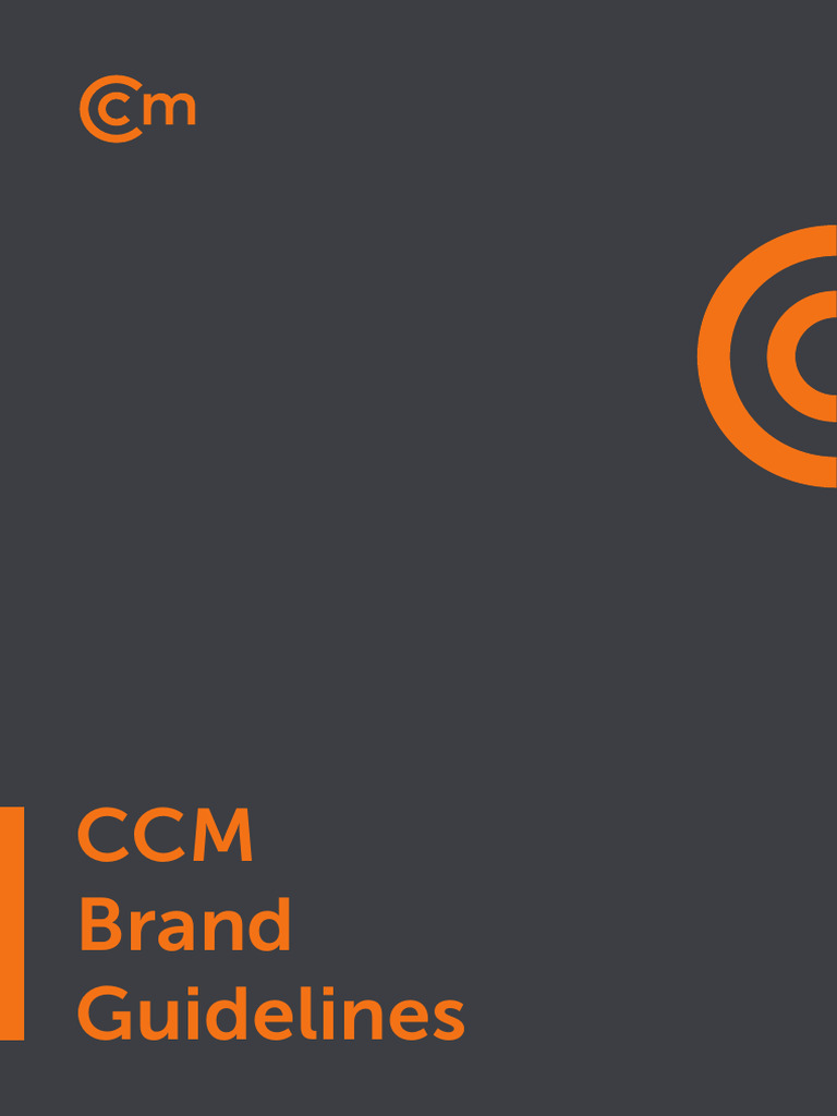 CCM Brand Guide Final | PDF | Typography | Typefaces
