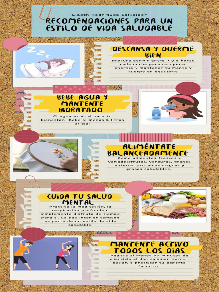 Recomrndaciones para Una Vida Saludable | PDF | Autosuperación | Estilo de vida