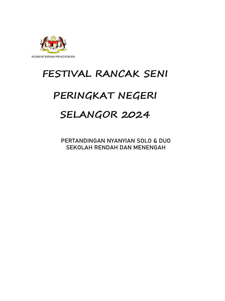 Nyanyian Ferass 2024 | PDF
