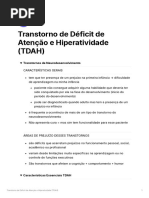 Classificação do TDAH na CID-11 | PDF | Transtorno de déficit de ...
