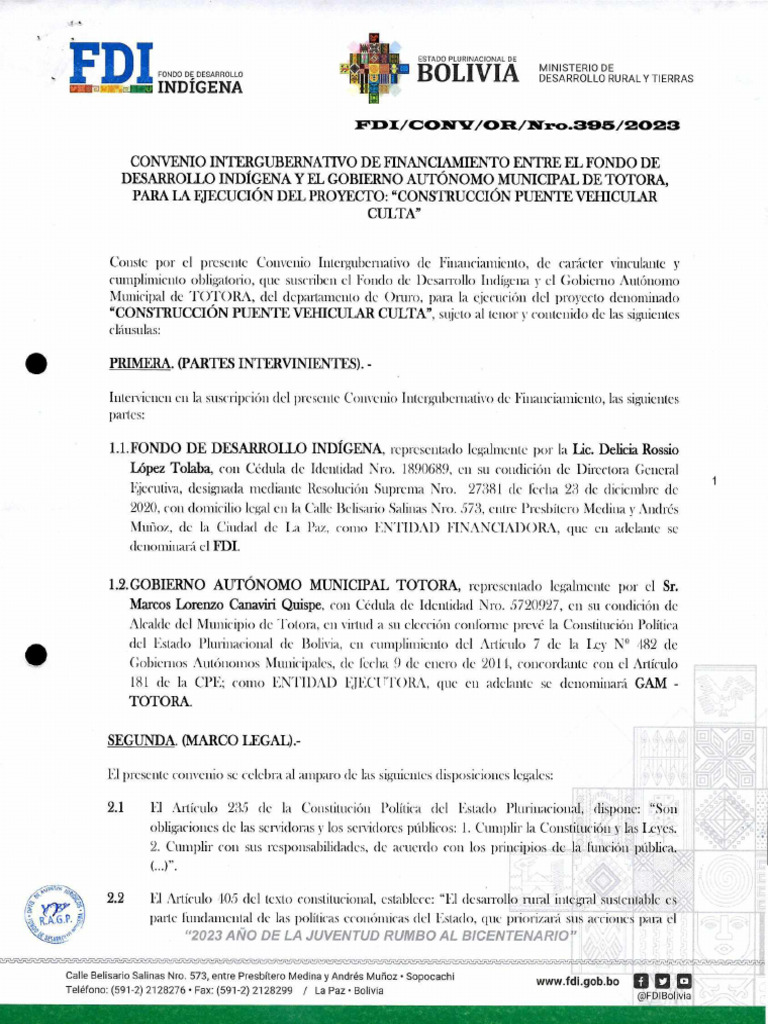Convenio | PDF