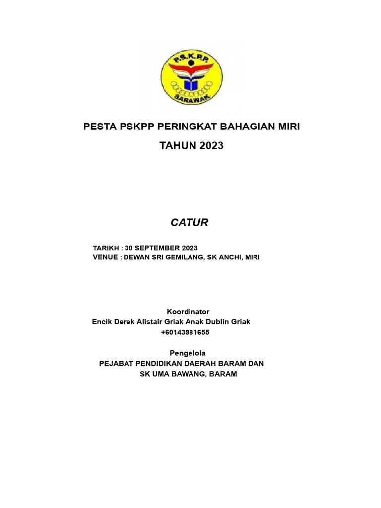 Kertas Konsep PSKPP Catur | PDF
