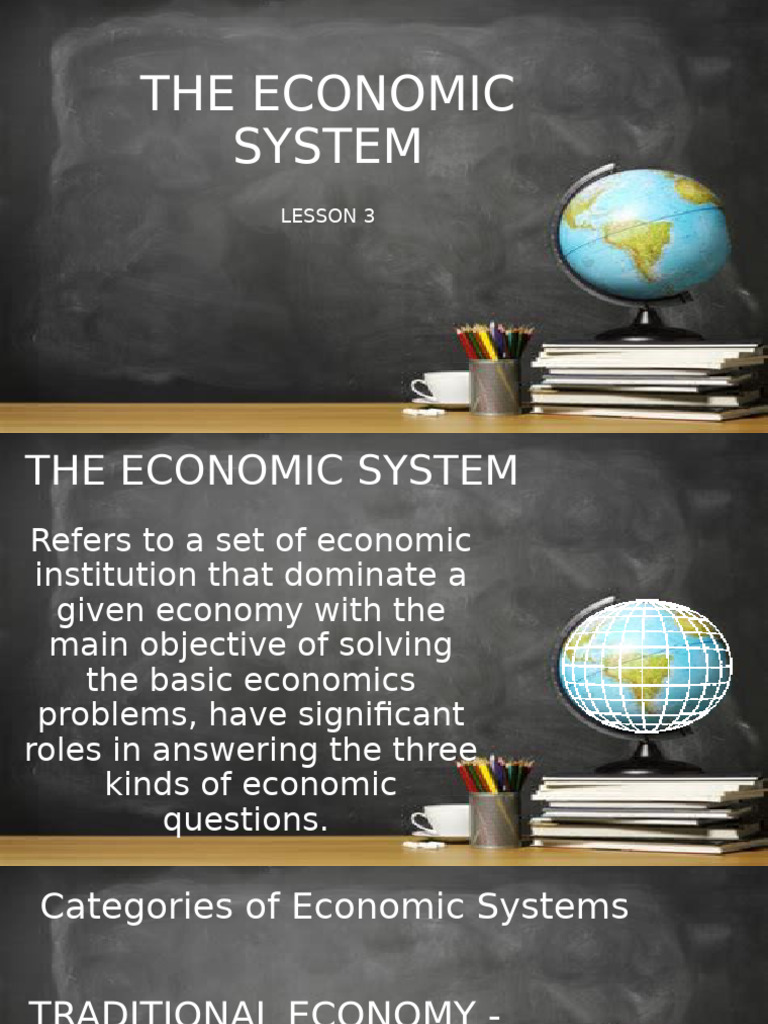 Lesson 3 | PDF | Economic System | Market (Economics)