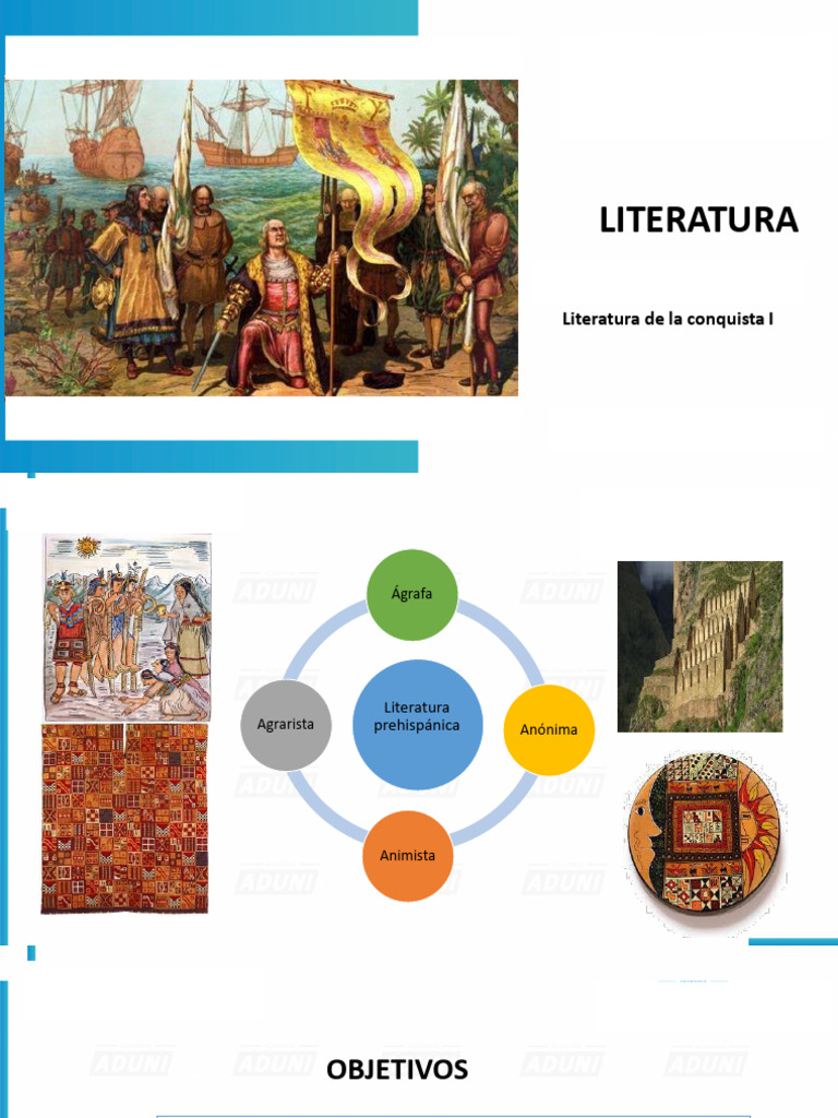 Literatura de La Conquista I - Con Check | PDF | Imperio Inca | Perú