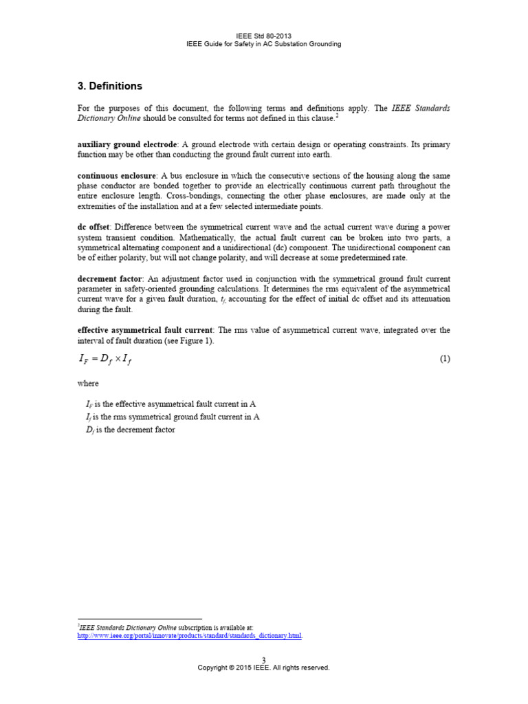 Ieee Guide For Safety in Ac Substation Grounding 19 24 | PDF ...