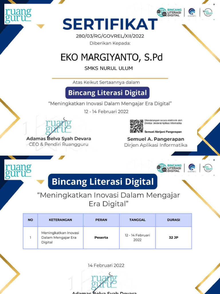 Bincang Literasi Digital | PDF
