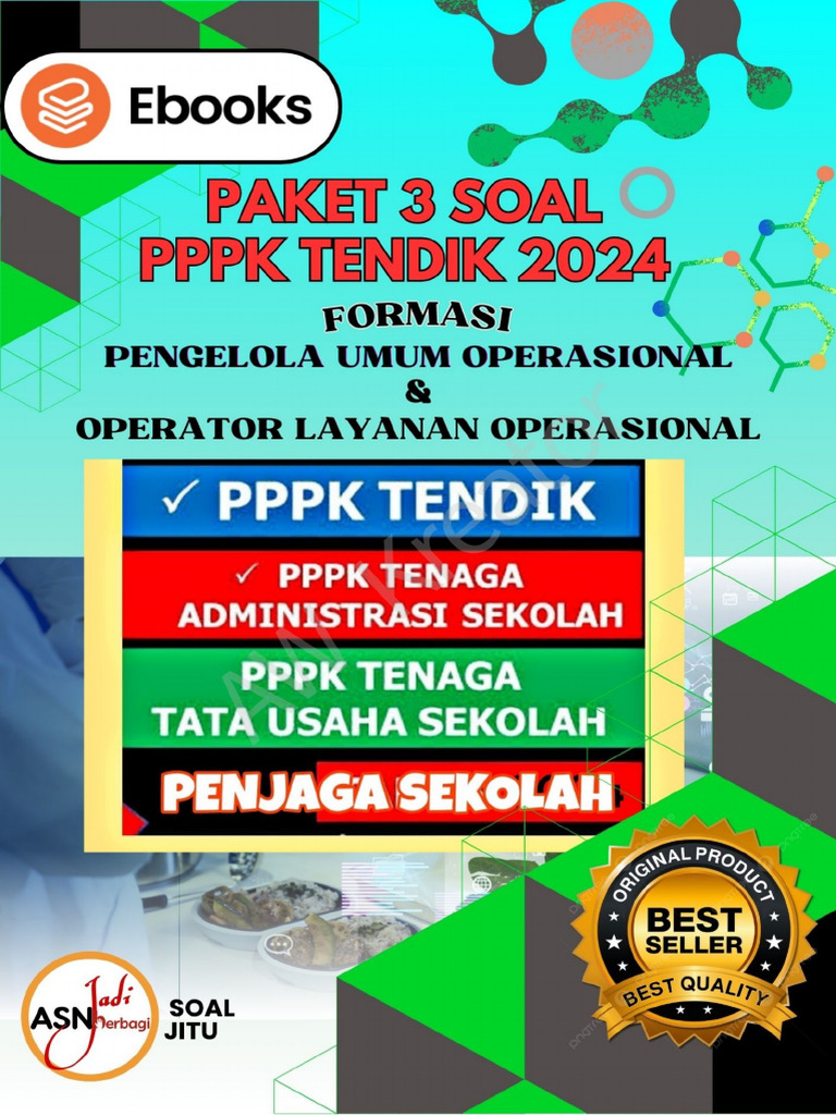 Soal Paket 3 PPPK Tendik Tenaga Administrasi Operator Sekolah Dan Penjaga Sekolah | PDF