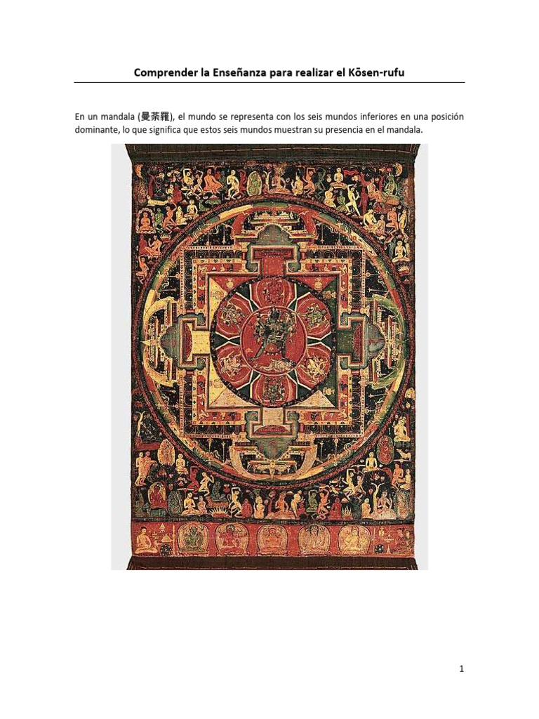 Comprender La Enseñanza para Realizar El Kōsen-Rufu | PDF | Sutra del ...