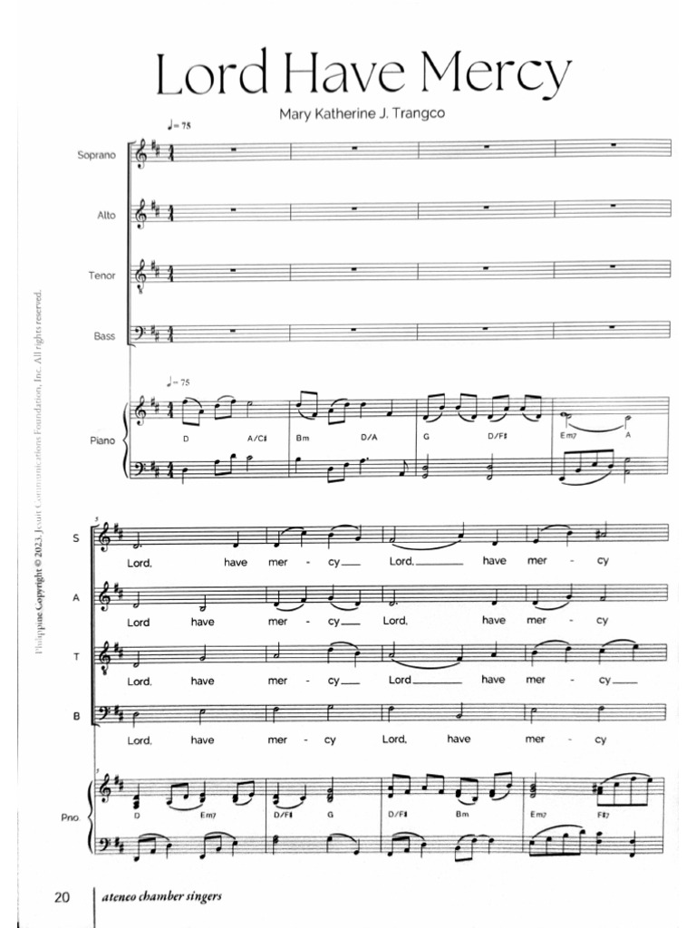 Lord Have Mercy (Acclaim) | PDF
