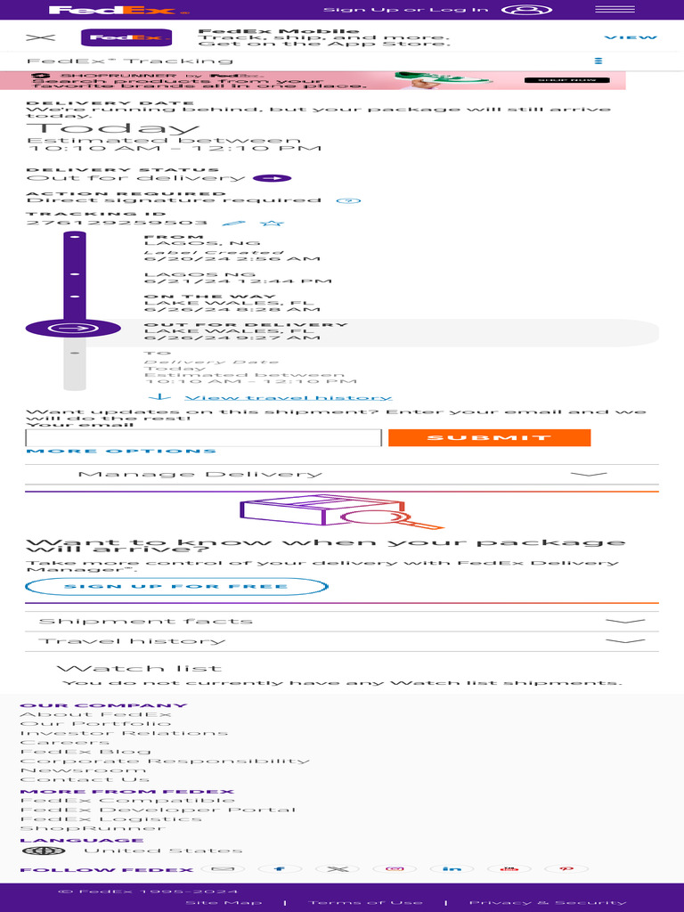 Detailed Tracking | PDF