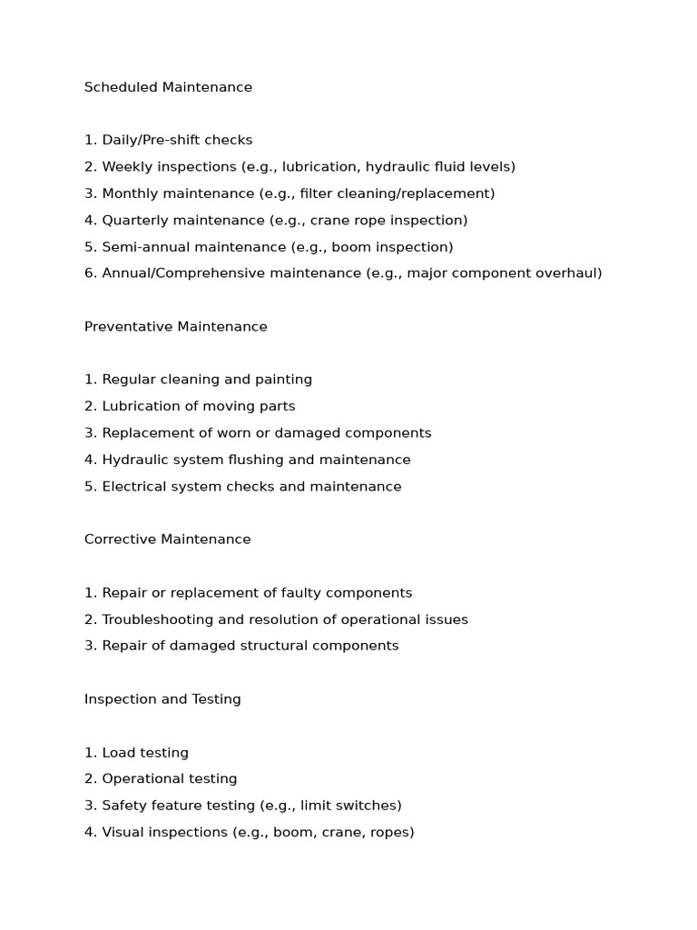 Guildline For Service Maintenance | PDF | Science & Mathematics ...