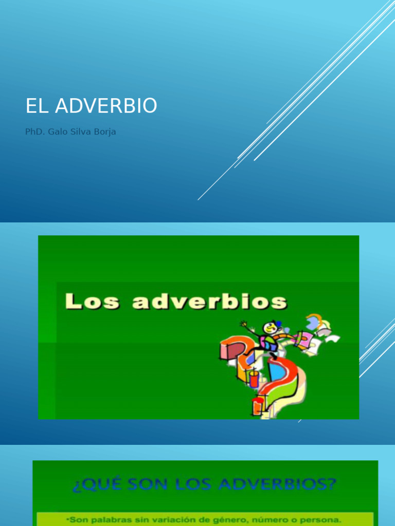 El Adverbio | PDF