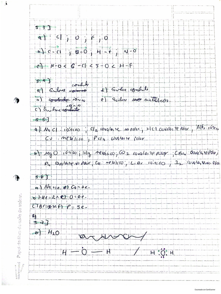Ejercicios Química Di Risio 5.3 A 5.6 | PDF