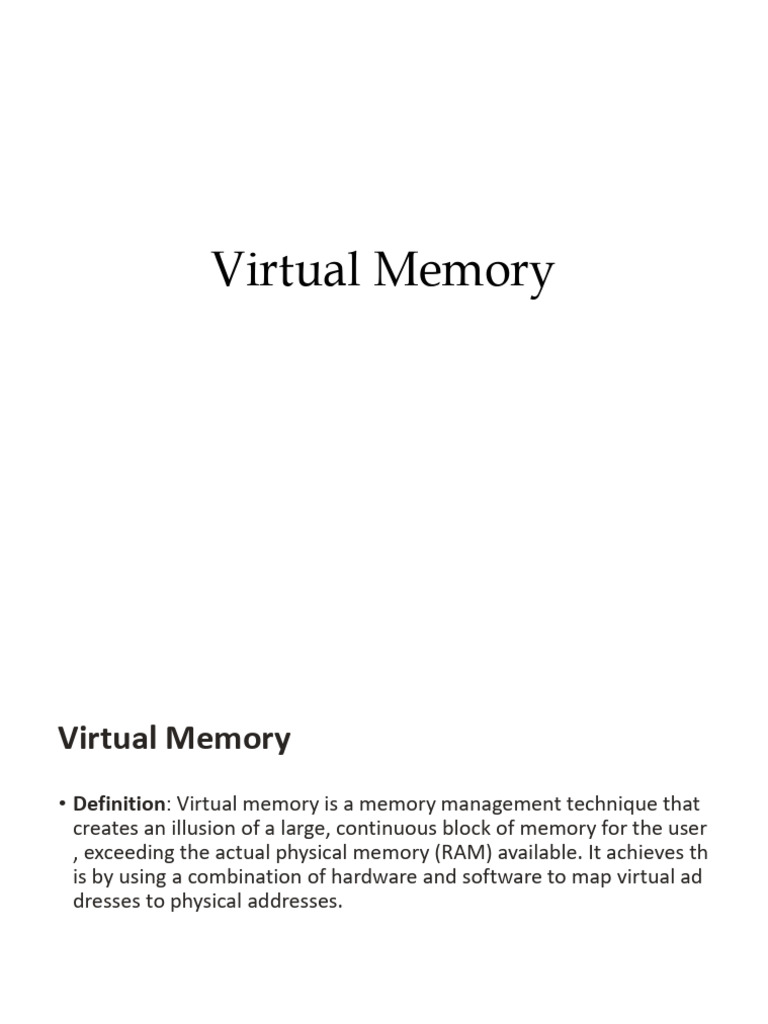 Virtual Mem Pdf Cpu Cache Computer Science