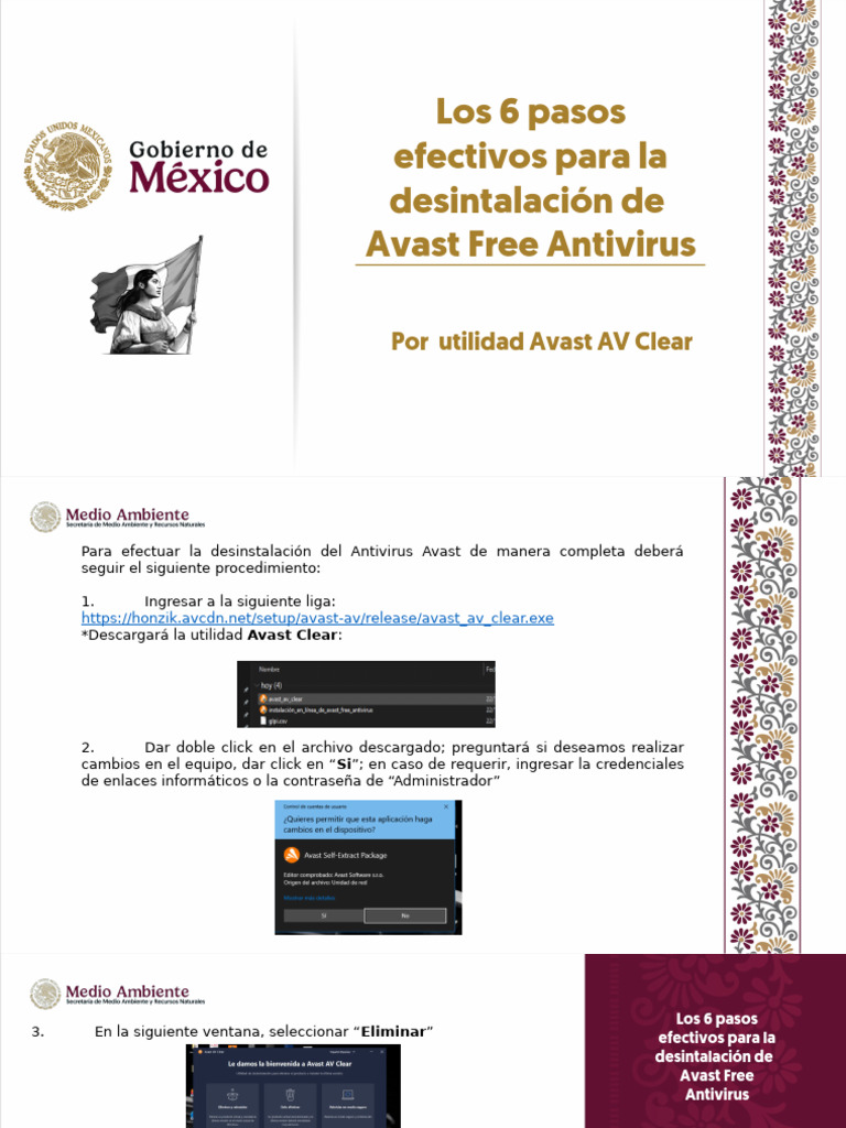 Desinstalación - Avast | PDF
