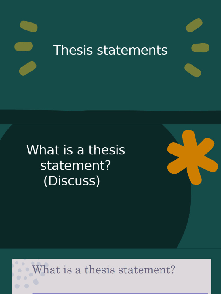 Revising Thesis Statements | PDF | Language Arts & Discipline