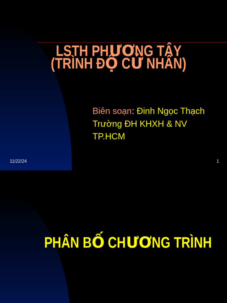 Lich Su Triet Hoc Phuong Tay | PDF