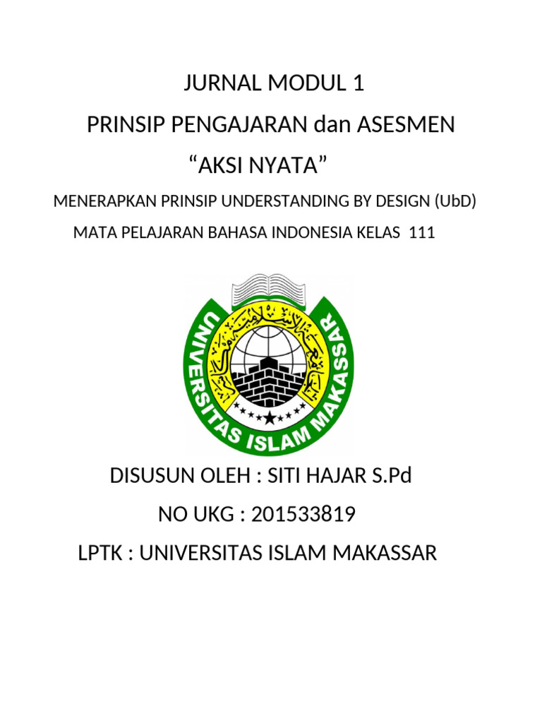 Sampul Modul 1 PPG Aja | PDF