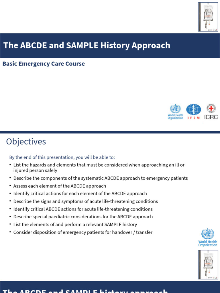 Bec Abcde Approach | PDF | Hypothermia | Breathing