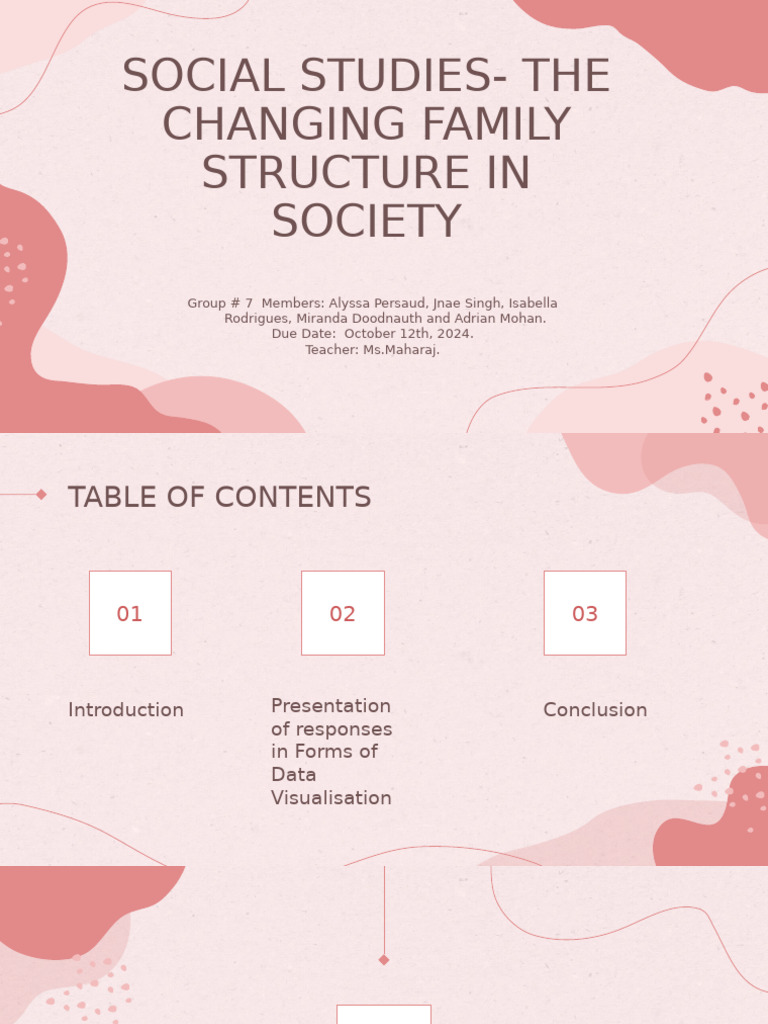 Changing Family Structures Survey Insights | PDF | Social Science ...