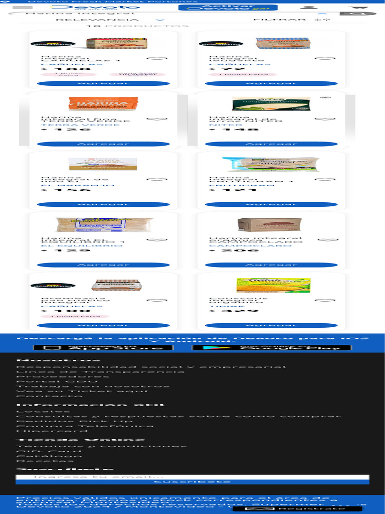 Harinas Integrales en Devoto Online | PDF