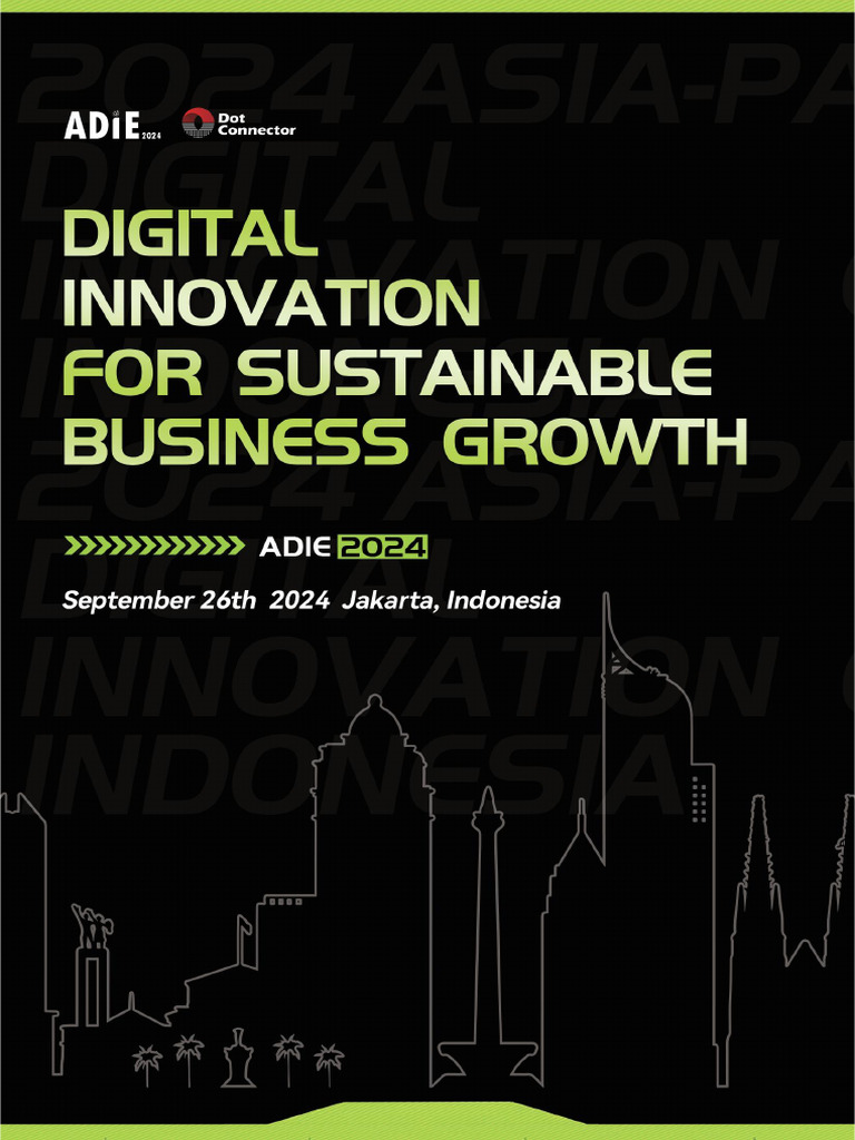 2024 ADIE Indonesia - Brochure | PDF | Innovation | Business