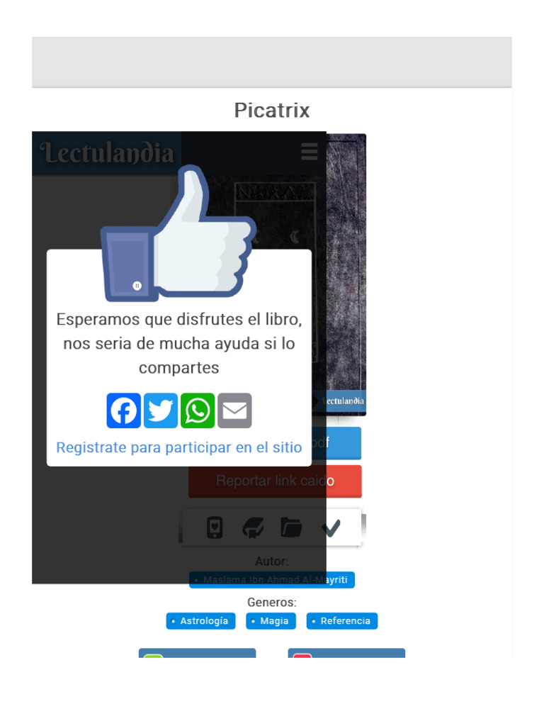 Picatrix - Maslama Ibn Ahmad Al-Mayriti - Descargar Epub y PDF Gratis ...