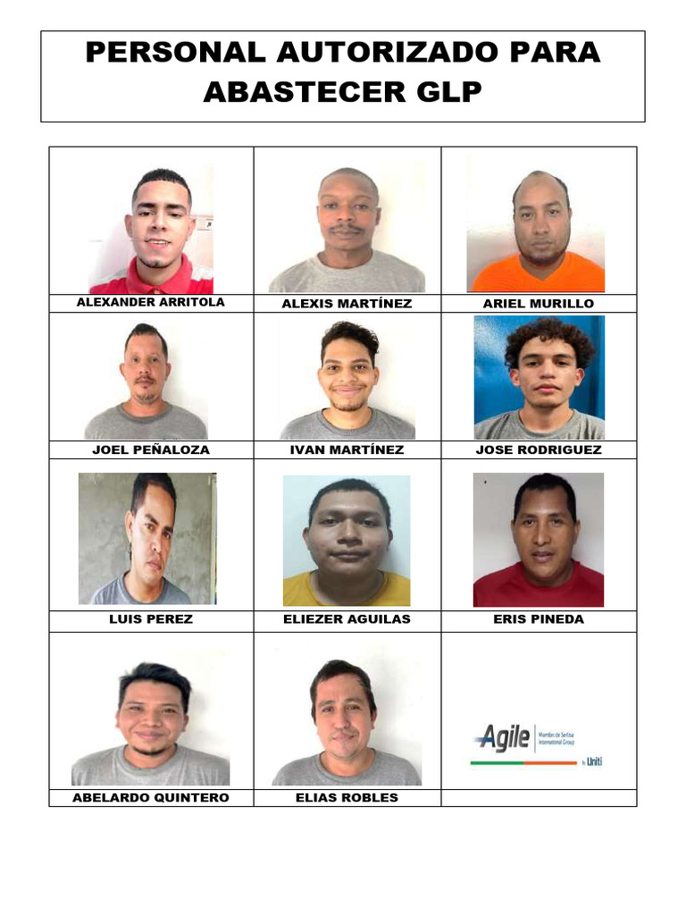 Personal Autorizado para GLP | PDF