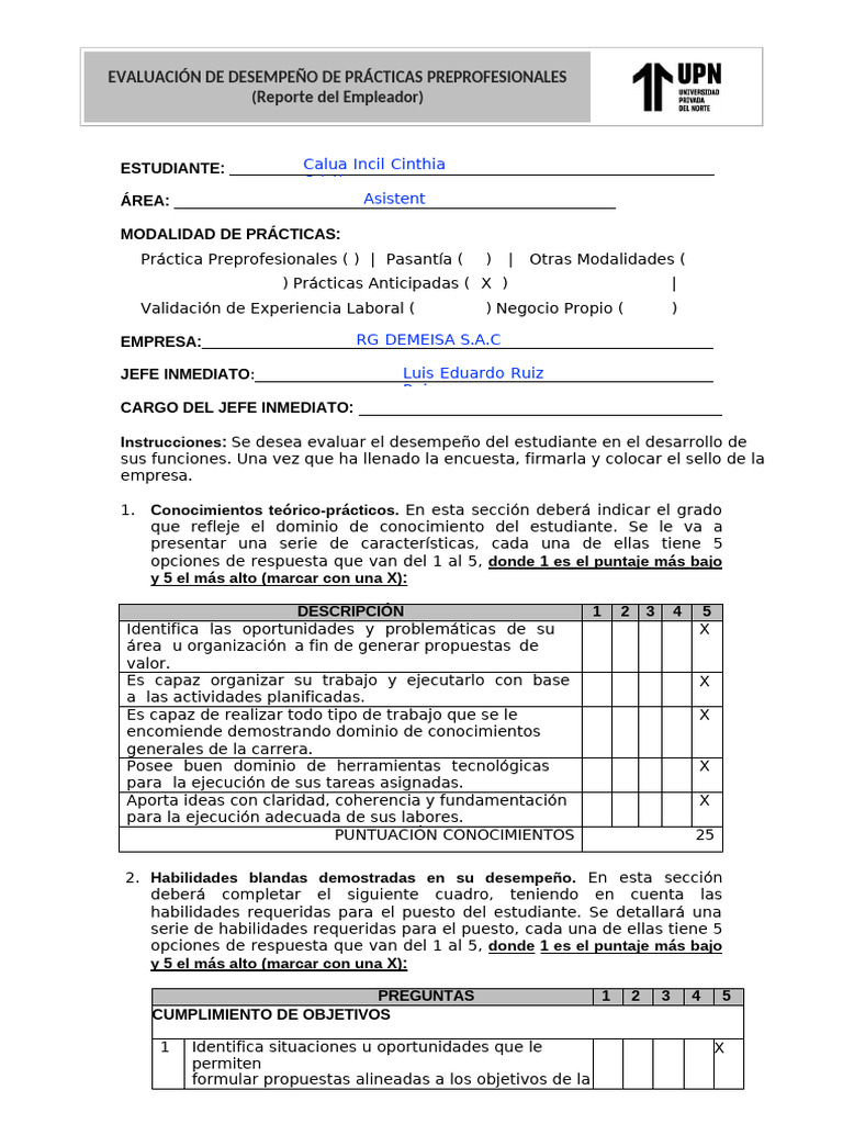 Calua Incil Cinthia Cristina | PDF | Evaluación | Comunicación