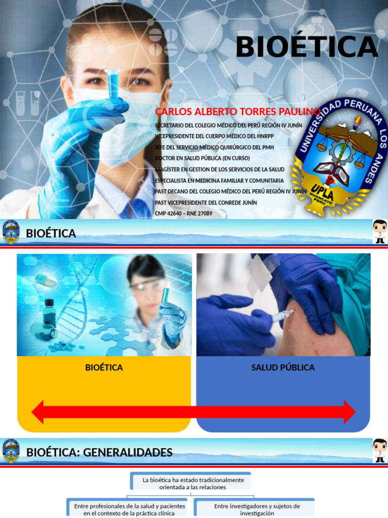 BIOÉTICA | PDF | Bioética | Salud pública