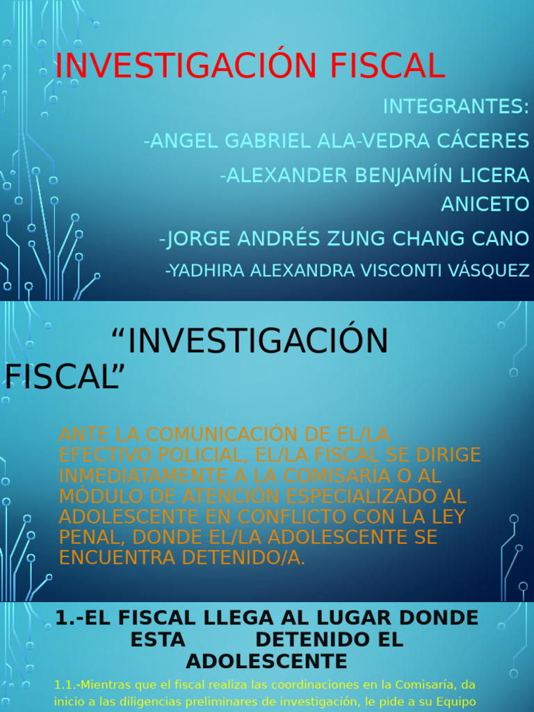 Ivestigacion Fiscal | PDF | Fiscal | Justicia