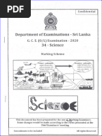 OL Science Past Paper and Answers English Medium | PDF
